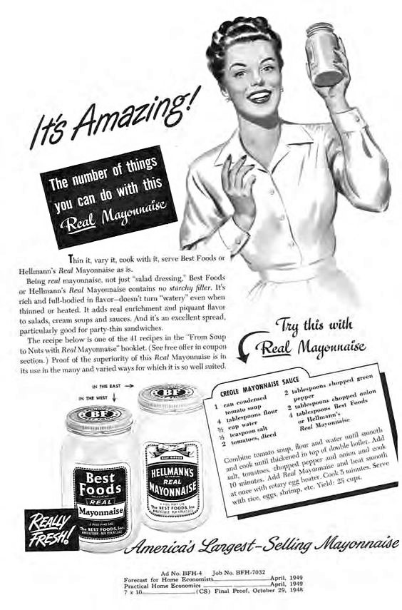 Hellmann’s mayonaise, Hell Man wat een geschiedenis! – remcoosculiflowers